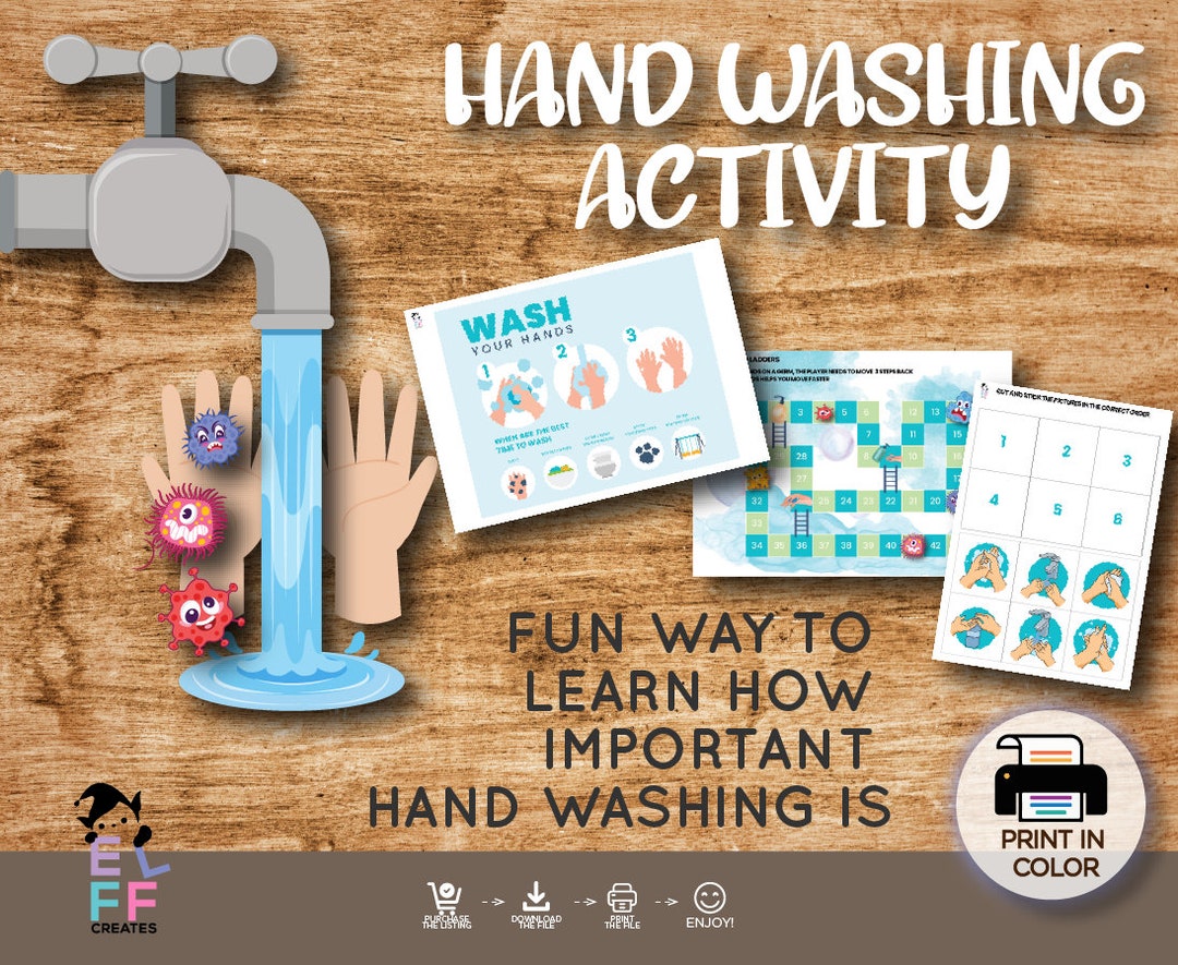HAND WASHING Activity - How to Wash Your Hands Properly - Preschool ...
