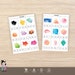 Printable Clip Cards Shapes and Colors Alphabet Clip Cards Montessori ...