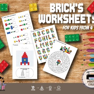Printable BRICK'S Worksheets - Homeschool Montessori Materials ...
