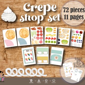 Printable Crepes Set for Kids - Paper Craft Activity - Toddler ...