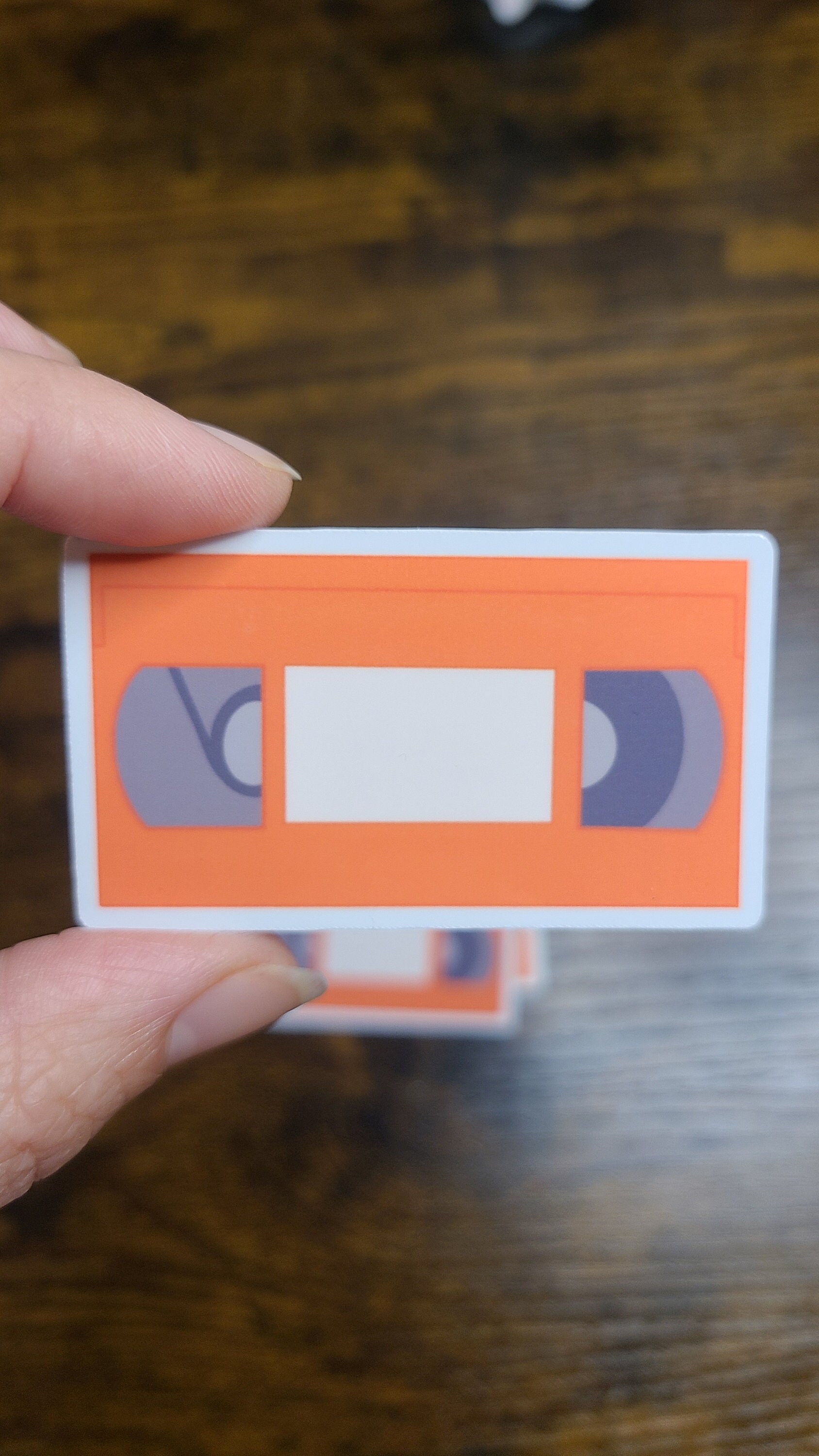 Retro Orange VHS Sticker Waterproof Vinyl Decal 90's Nickelodeon Tape ...