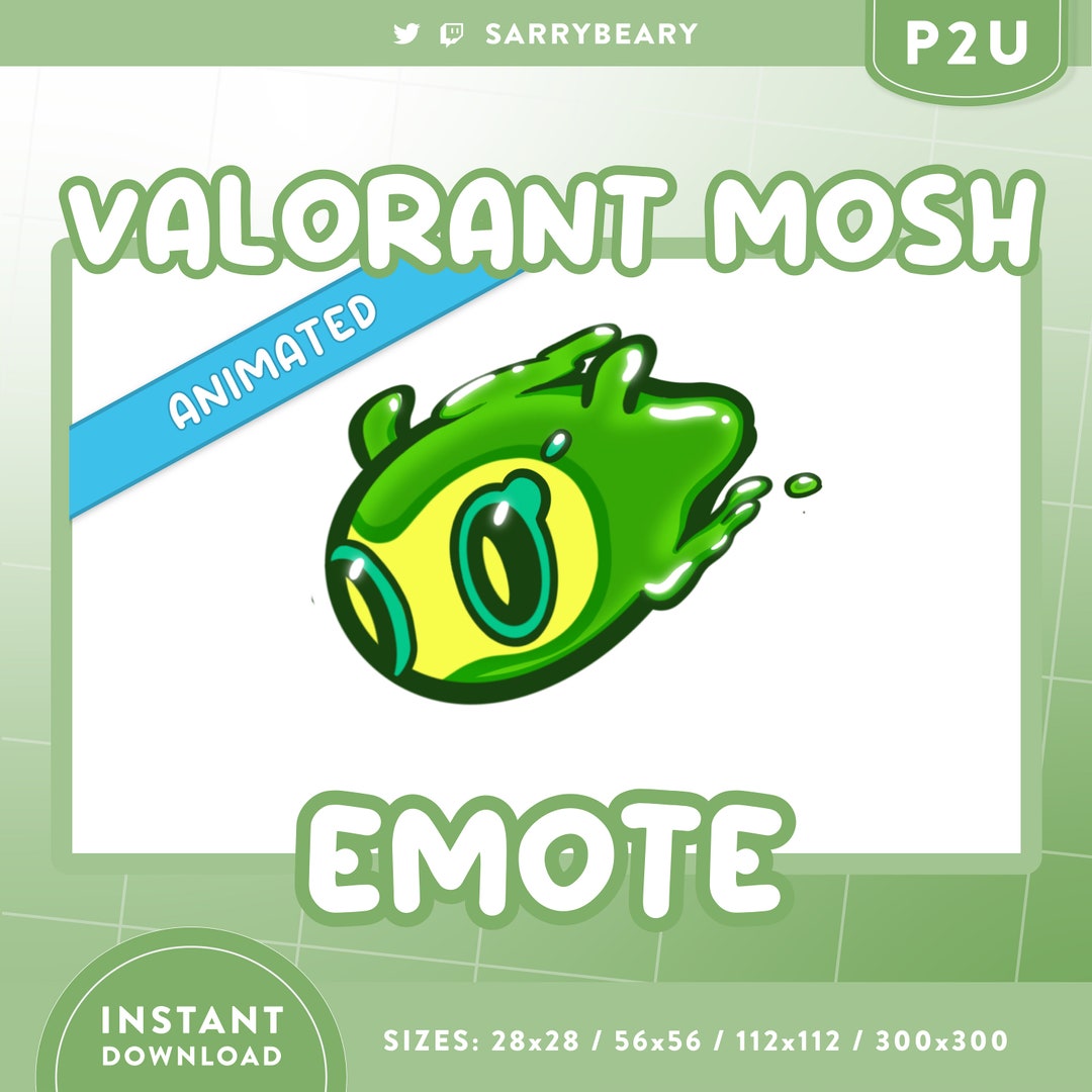 ANIMATED Valorant Mosh Emote ~ for Twitch/youtube/discord - Etsy