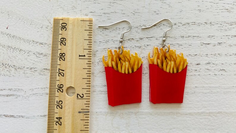 Dangle Drop Earrings, Delicious, Fast Food, Taco, Burrito, Hamburger ...