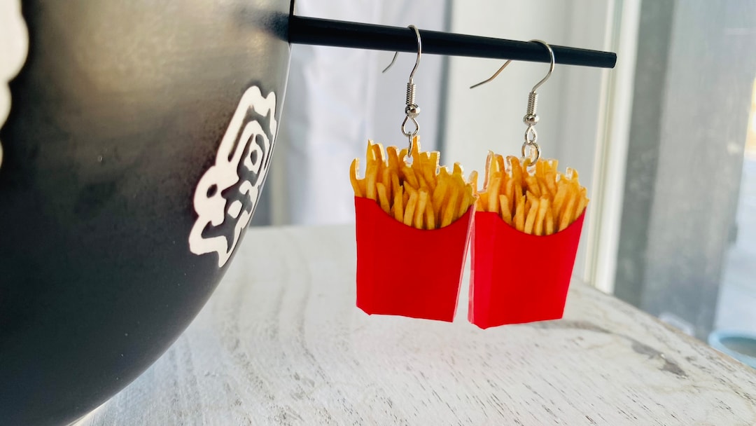 Dangle Drop Earrings, Delicious, Fast Food, Taco, Burrito, Hamburger ...