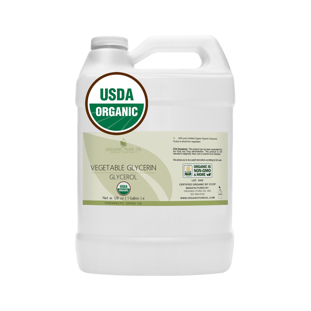 USDA Organic Vegetable Glycerin: Palm-derived, DIY Soap, Candles ...