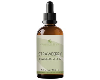 4 Oz STRAWBERRY SEED Oil REFINED Organic Cold Pressed 100% - Etsy