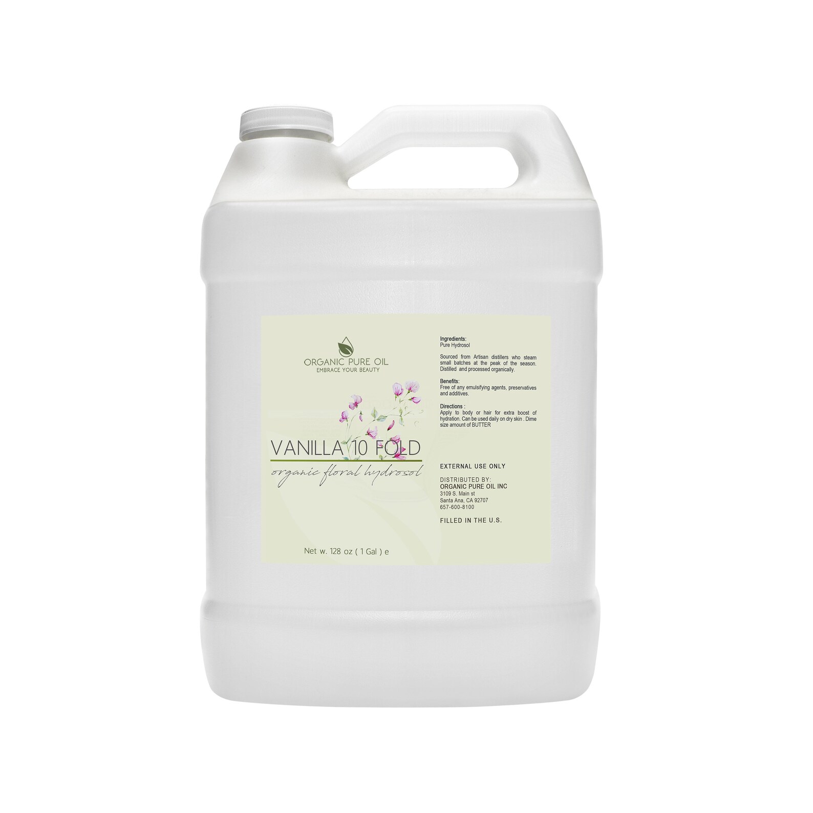 Vanilla 10 Fold Water Hydrosol 100% Pure Organically Sourced | Etsy