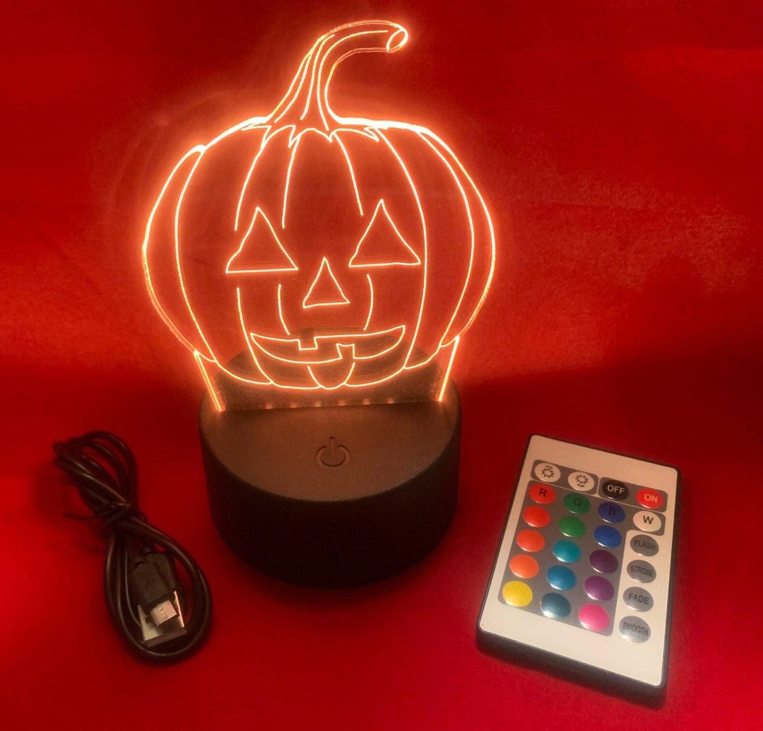 Jack O Lantern LED Light - Etsy