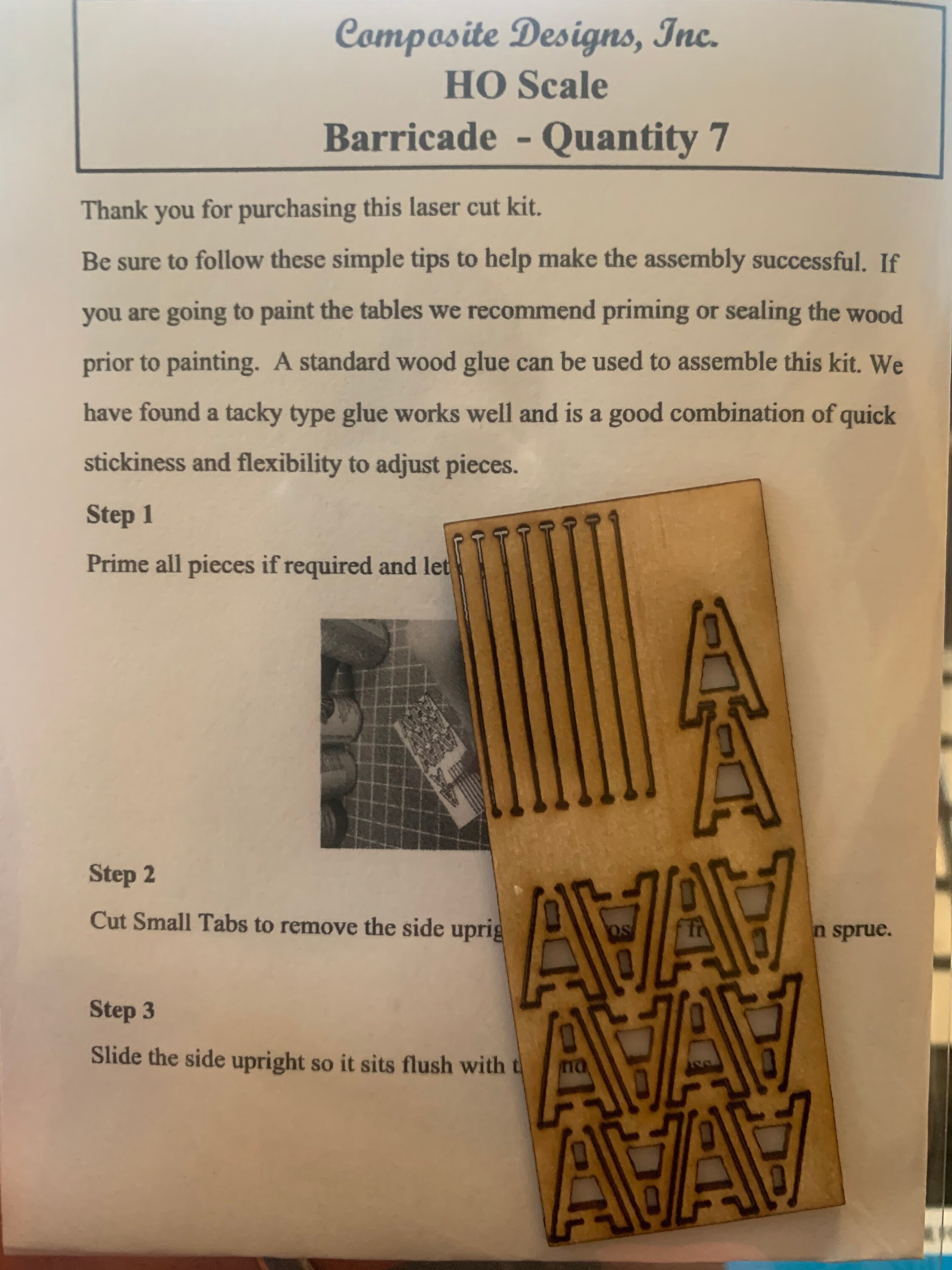 O, HO & N Scale Laser Cut Barricade - Etsy