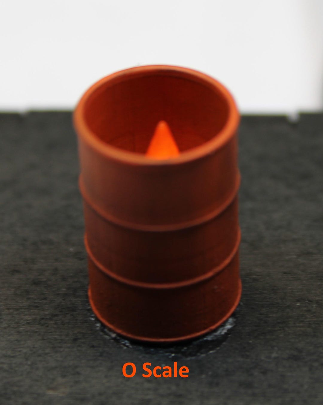 HO & O Scale Burn Barrel With Flickering LED - Etsy