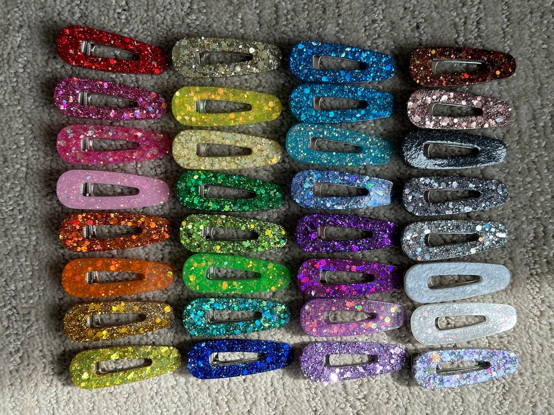 NEW COLORS Resin Hair Clips | Colorful Hair Clips | School Hair Clips ...