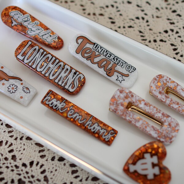 Texas Hair Clips - Etsy