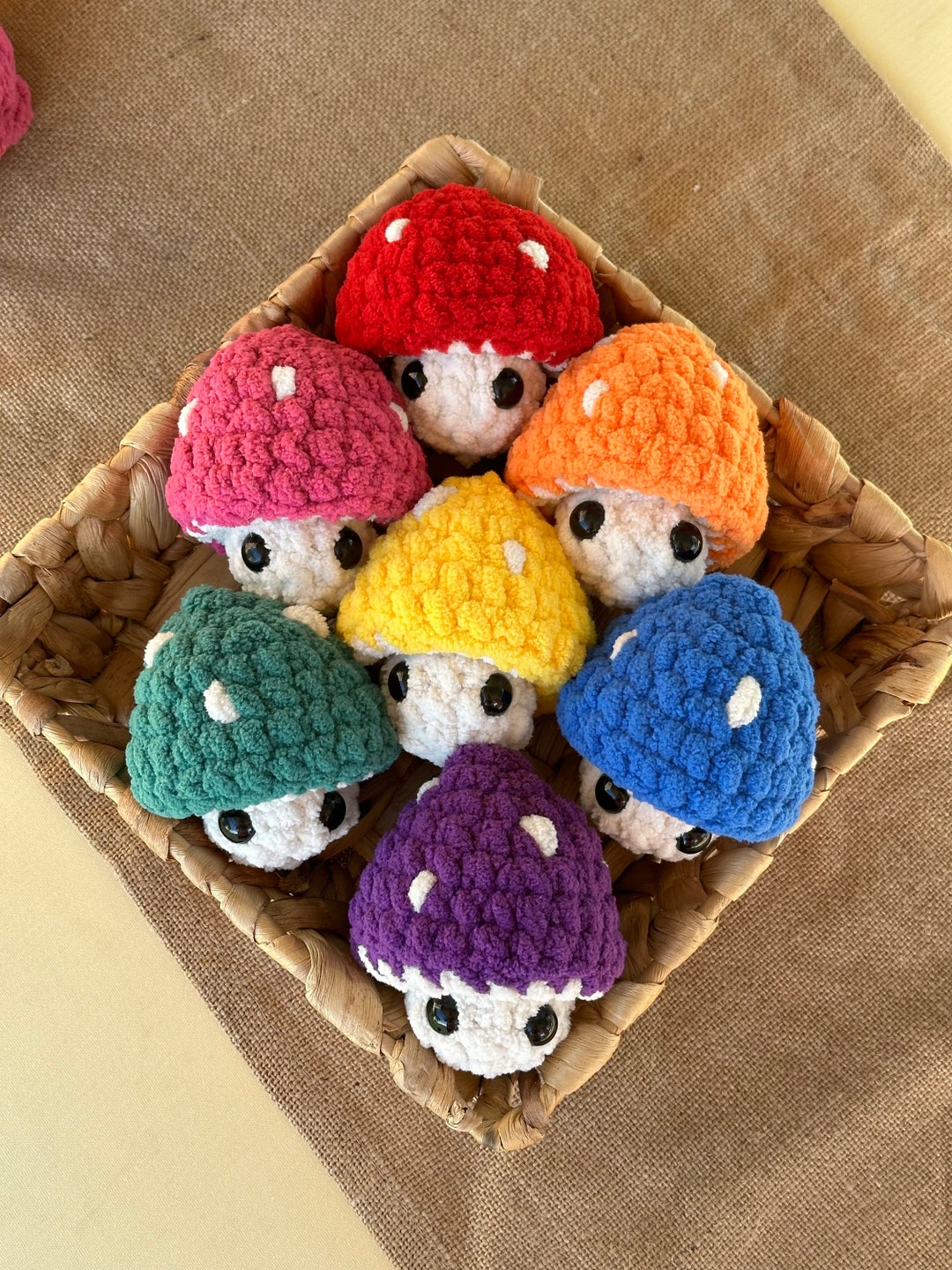 MADE TO ORDER Mushroom Pop It Mushroom Fidget Crochet - Etsy