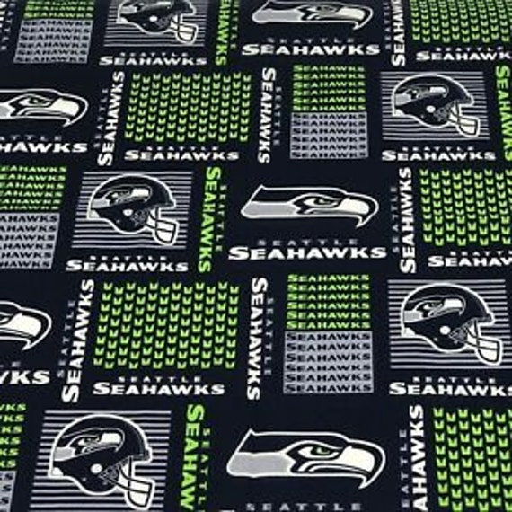 Seattle Seahawks Football Fabric-18x58 Inches - Etsy