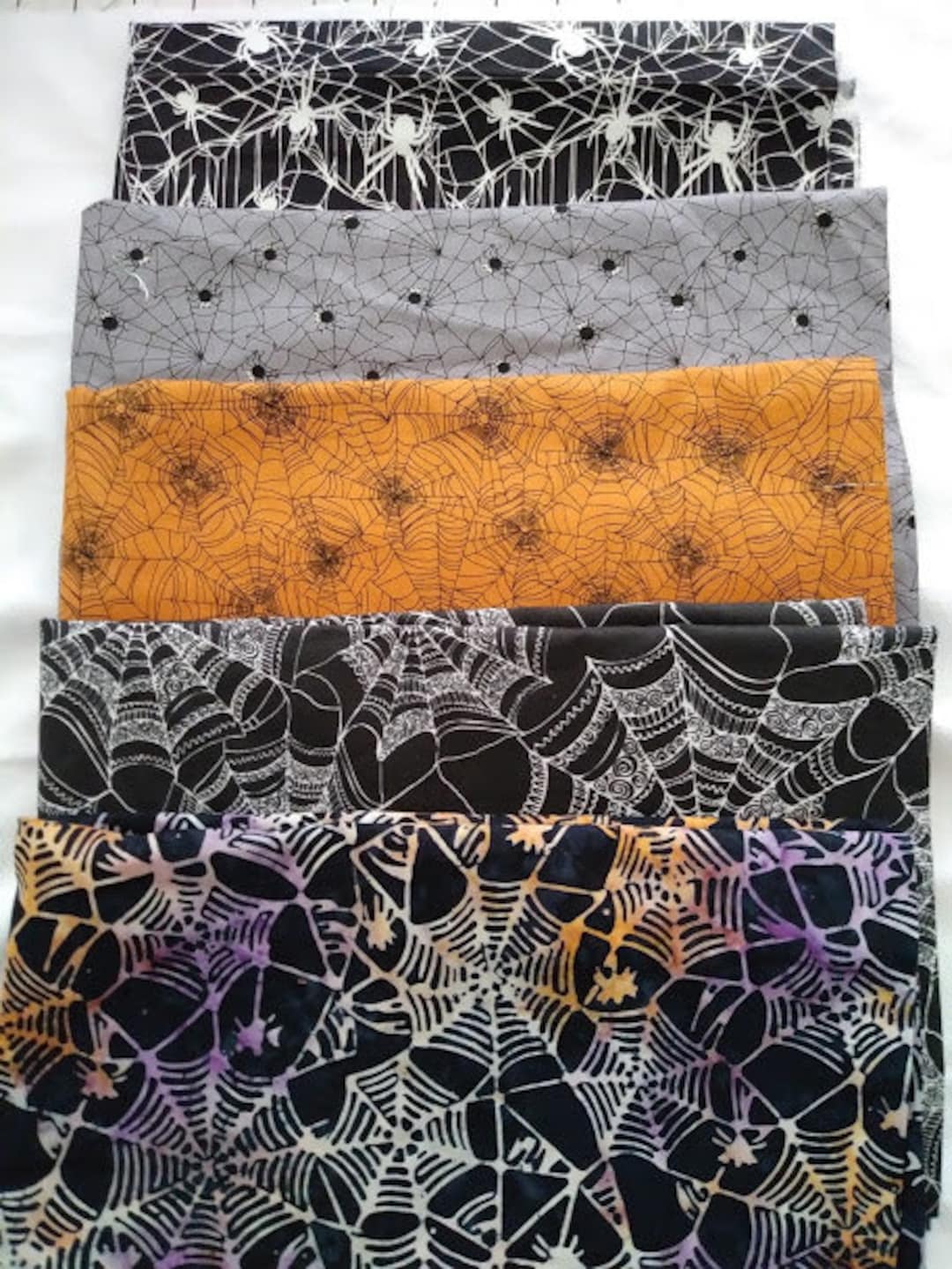 Spiders Webs Fabric -18"x44" Inches - Etsy