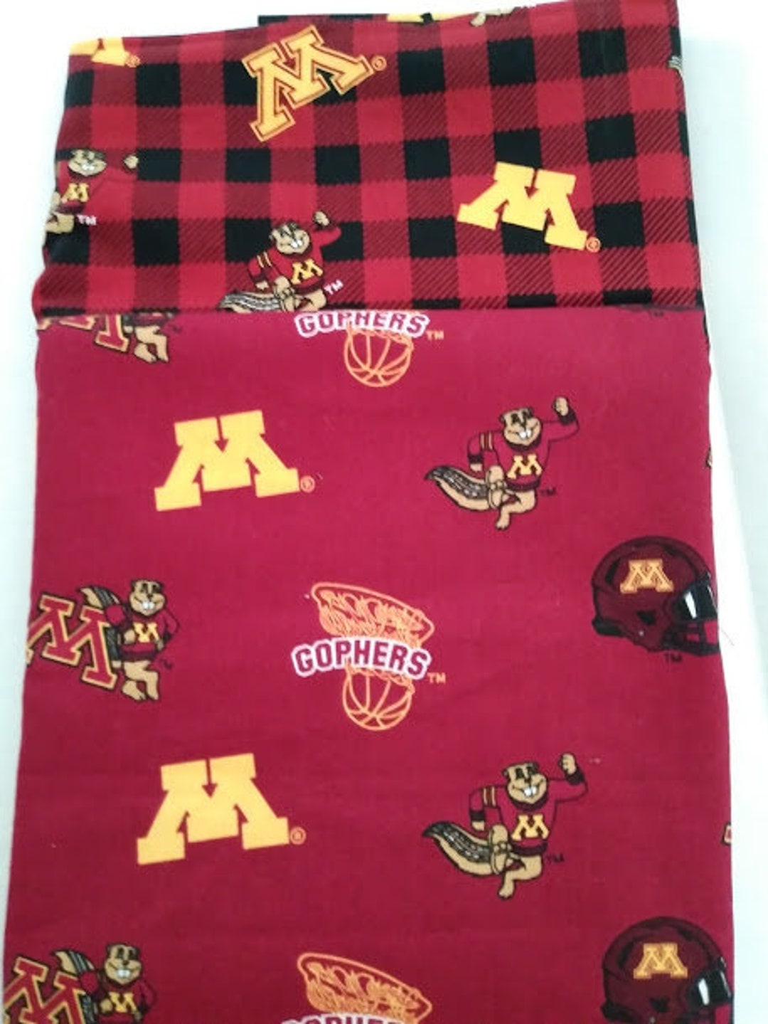 University of Minnesota Fabric -18"x44" Inches - Etsy