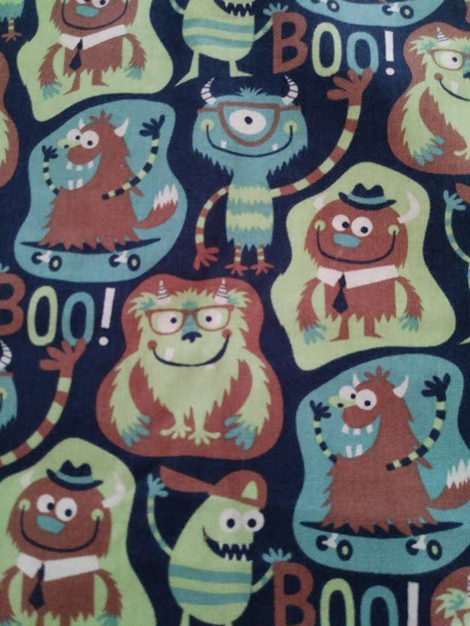 Designed for Joann Little Monster Fabric -18"x44" Inches - Etsy