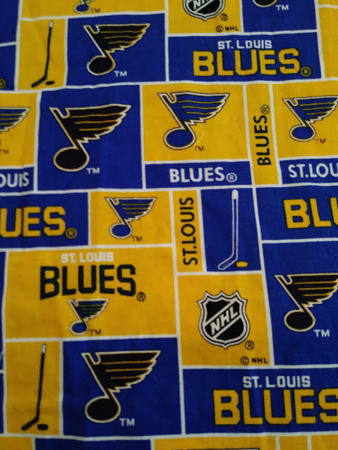 ST. Louis Hockey Logos Fabric 18"x44' Inches - Etsy