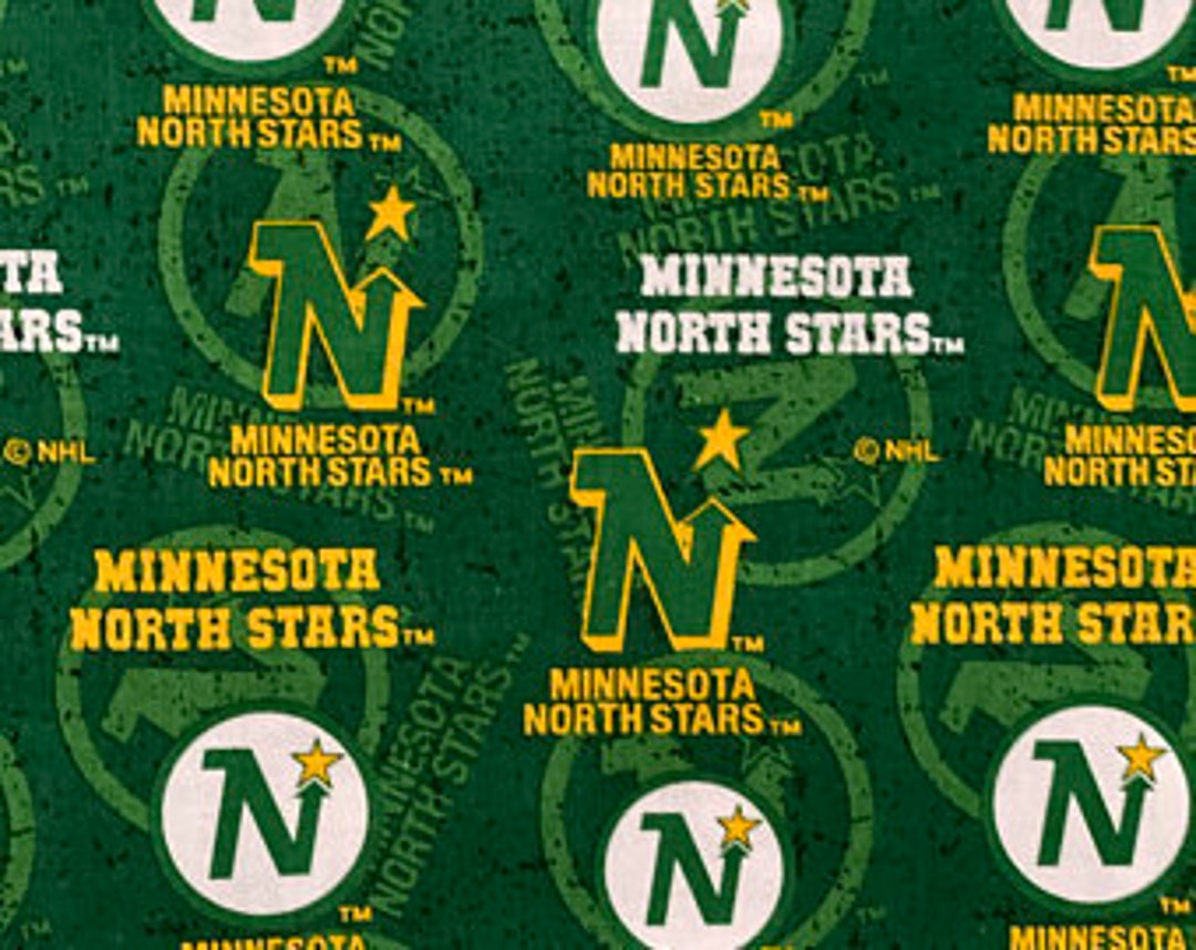 Minnesota North Stars Hockey Fabric- 20"x44" Inches - Etsy