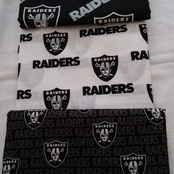 Raiders Fabric Panel - Etsy
