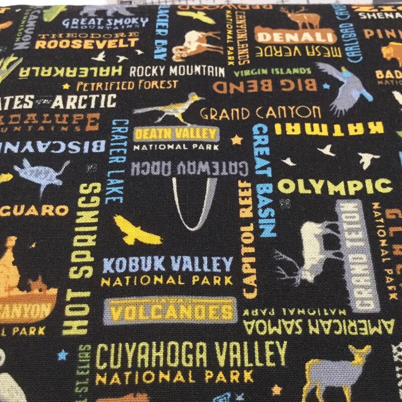 National Park Fabric - Etsy