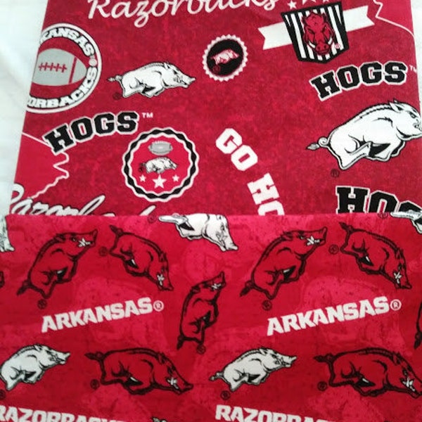Arkansas Razorback Fabric - Etsy