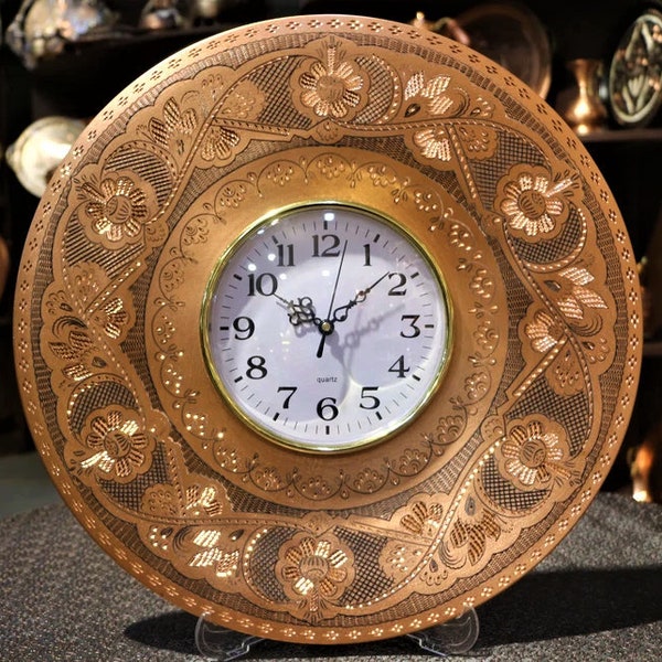 Copper Clock - Etsy