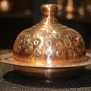 Copper Turkish Delight and Sugar Bowl,candy Dish With Lid,handmade ...