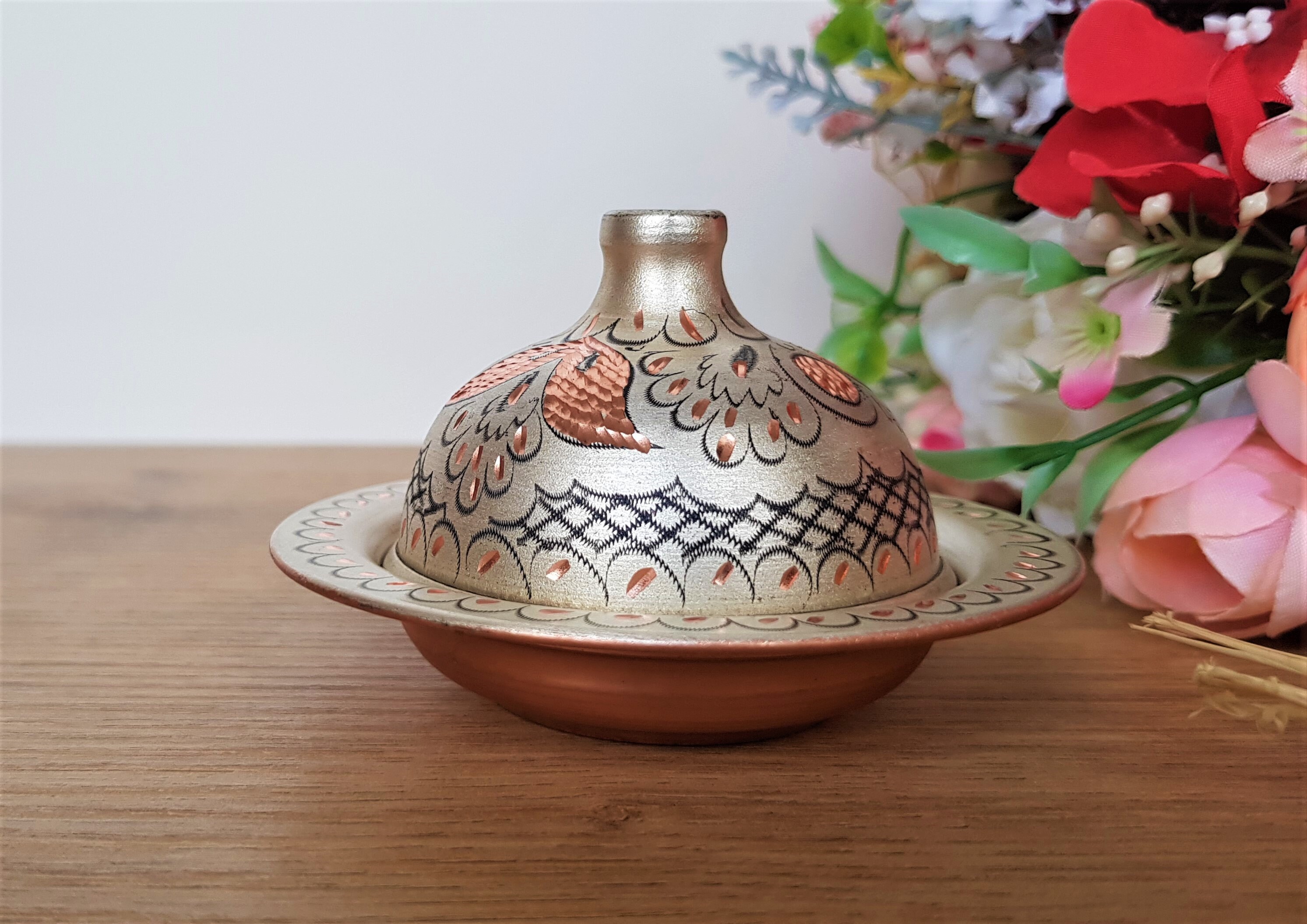 Tiny Bowl Mini Copper Bowl decorativo tazón de metal - Etsy España