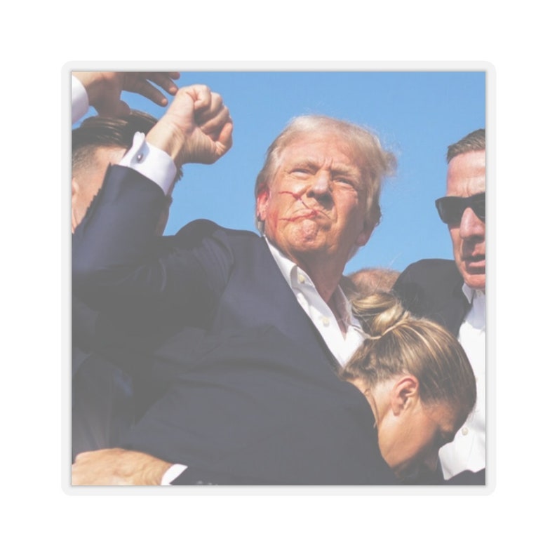 You Can't Stop THE DON Sticker MAGA Trump Shot Bleeding With Fist in ...