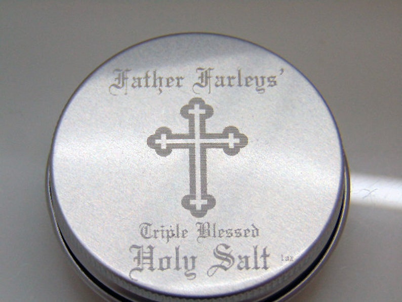 Father Farleys Triple Blessed Holy Salt Free Shipping - Etsy