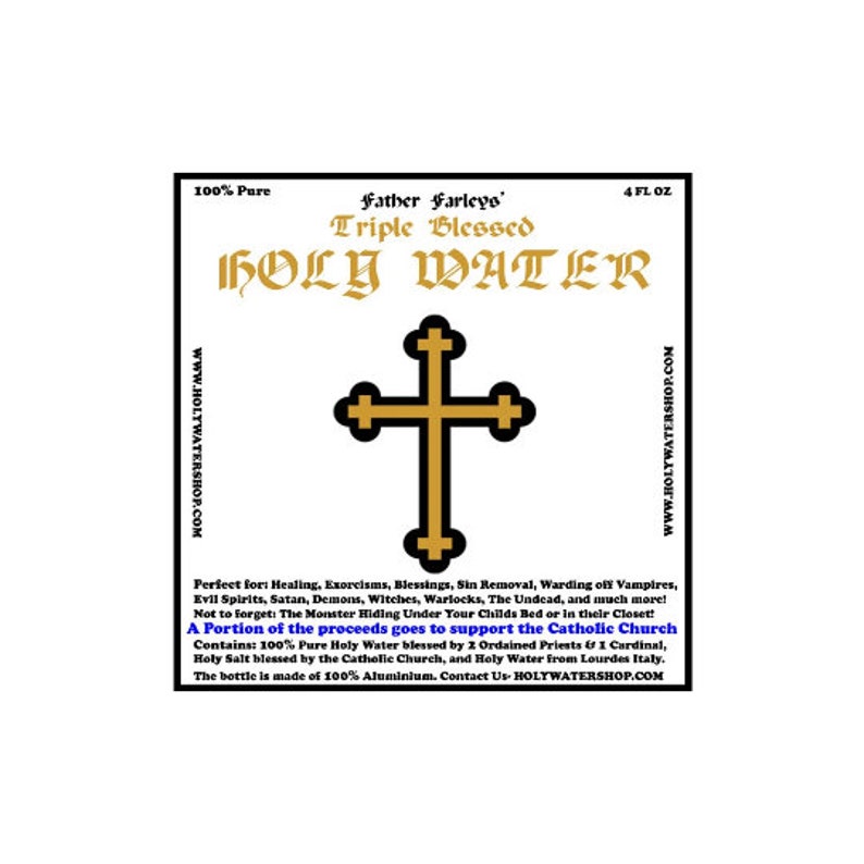 Father Farley's Holy Water Spray - Etsy