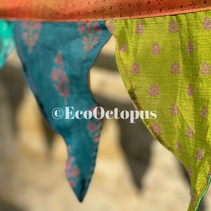 Recycled Bunting, Handmade Bunting, Eco Friendly Bunting, Unusual ...