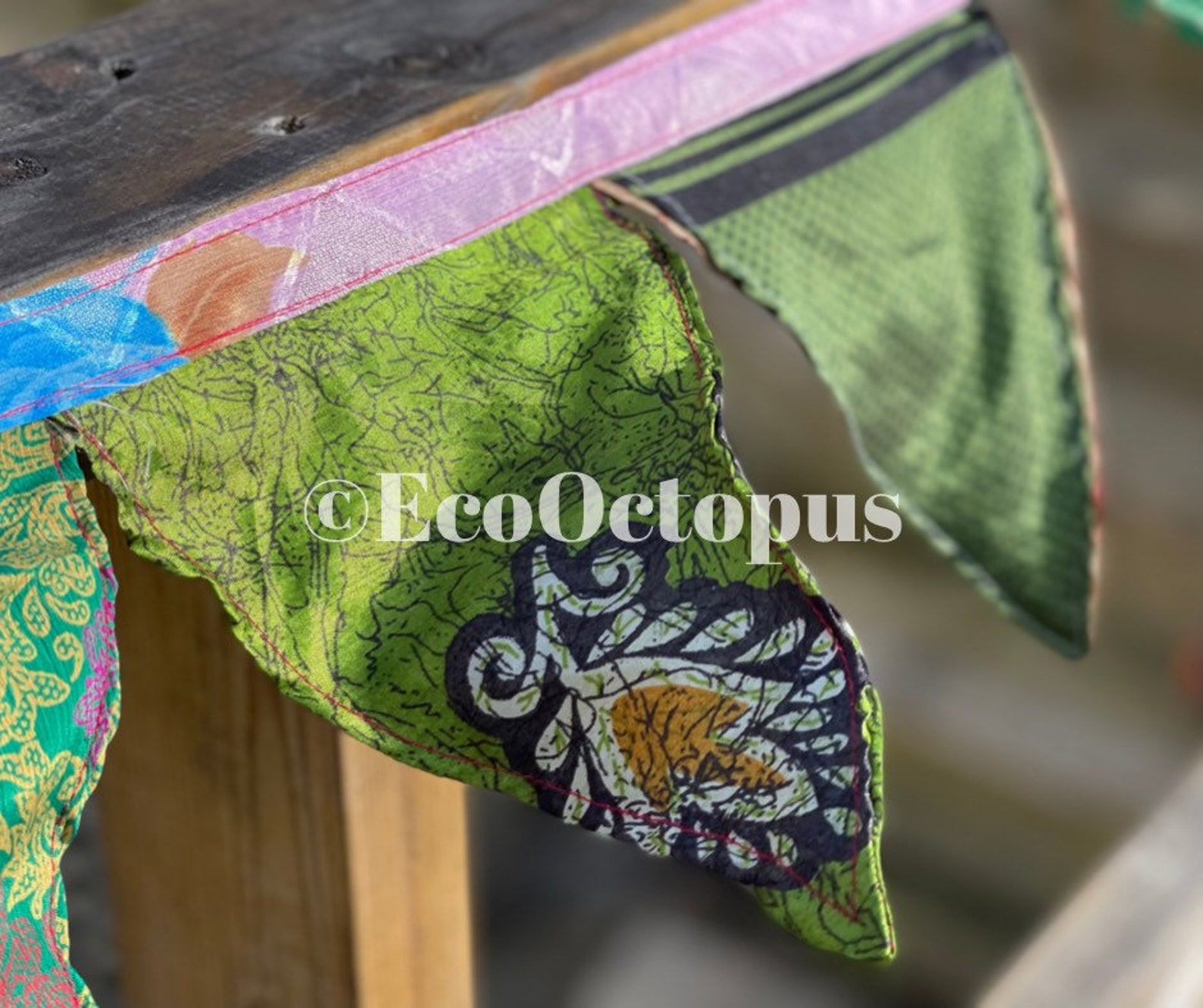 Recycled Bunting Handmade Bunting Eco Friendly Bunting - Etsy UK