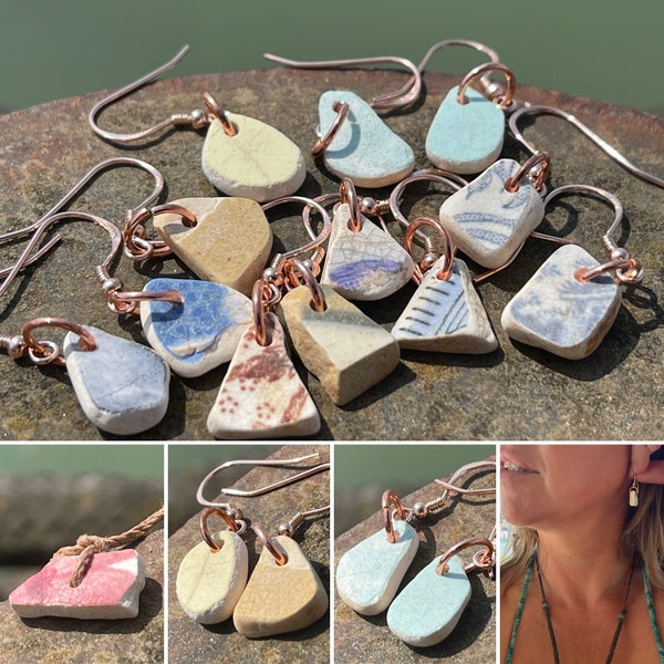 Pottery Earrings - Etsy