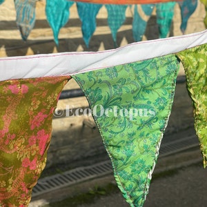 Recycled Bunting, Handmade Bunting, Eco Friendly Bunting, Unusual ...