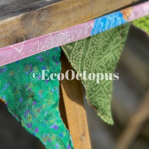 Recycled Bunting, Handmade Bunting, Eco Friendly Bunting, Unusual ...