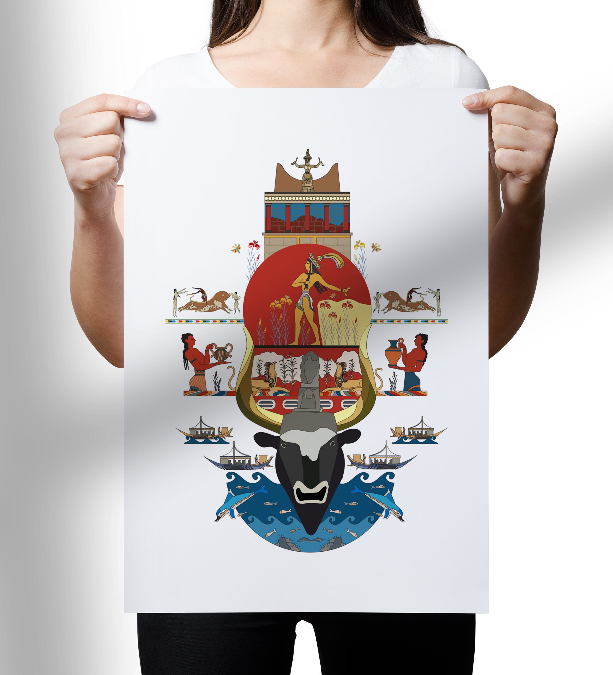 Minoan Civilization on Paper - Etsy