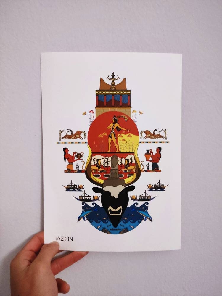Minoan Civilization on Paper - Etsy