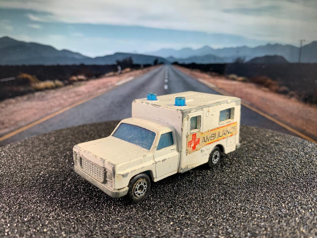 1977 Ambulance Car Matchbox Superfast No 41, Collectible Gift for Medic ...