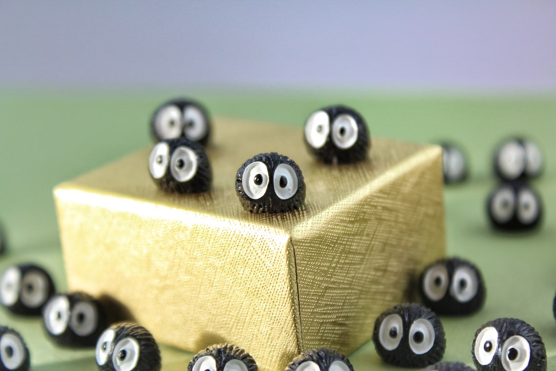 Spirited Away Soot Sprites Dust Spirits Mini Desk Studio - Etsy Canada