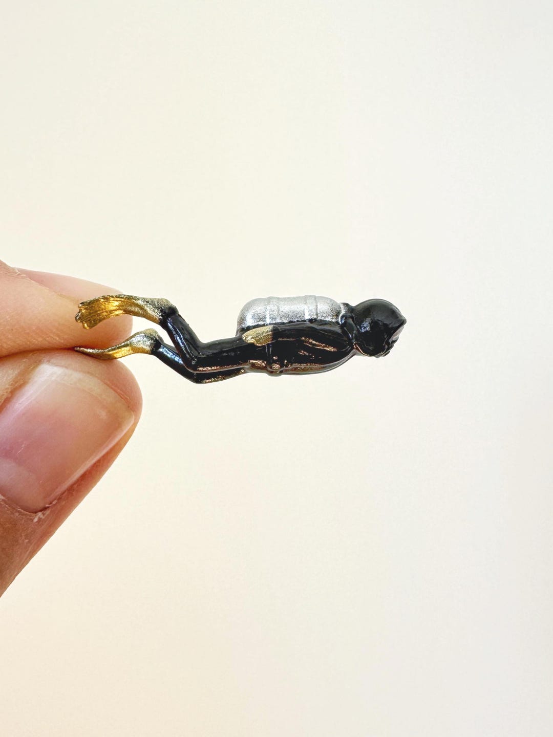 Tiny Scuba Diver Miniature for Epoxy Resin Creations Terrarium Diving ...
