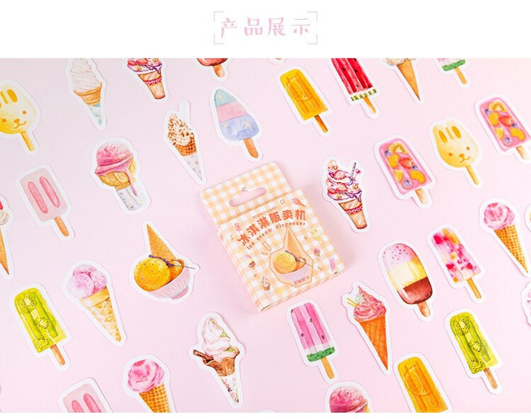 Ice Creams & Lollies Cute Sticker Pack Cute Planner - Etsy
