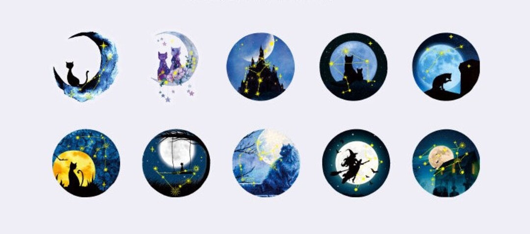 Mystical PET Sticker Packs - 30 Stickers per Pack - Perfect for ...