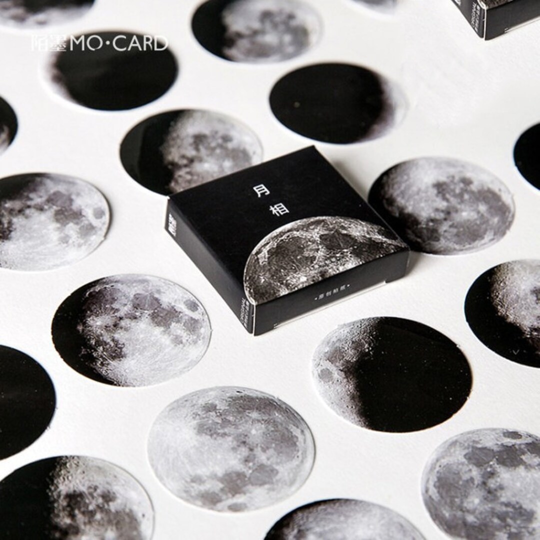 46 Moon Phases Stickers in A Box | Cute, Colourful, Collectible ...
