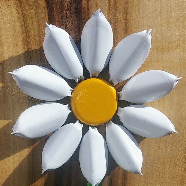 Bottle Cap Flower Art - Etsy