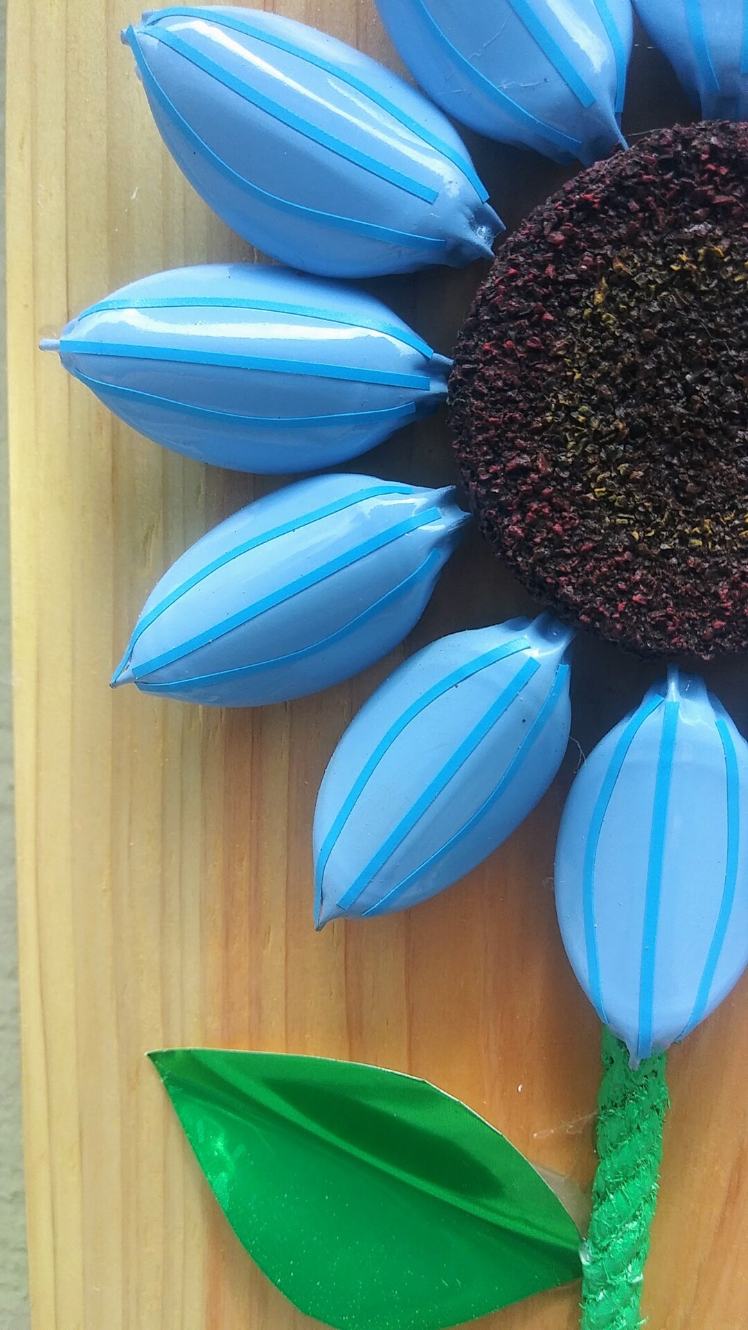 Blue Bottle Cap Sunflower - Etsy