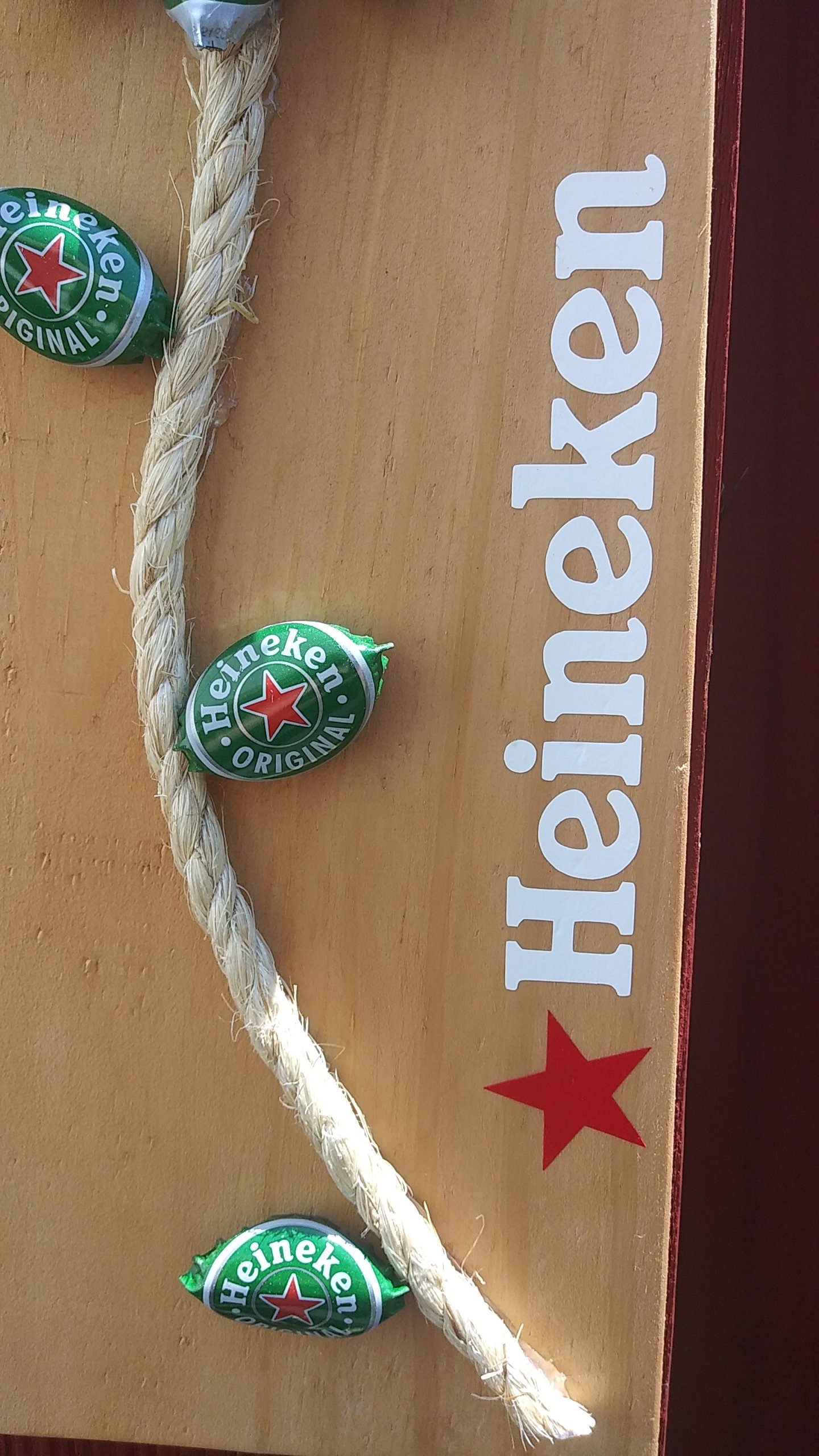 Heineken Bottle / Beer Cap Flower - Etsy