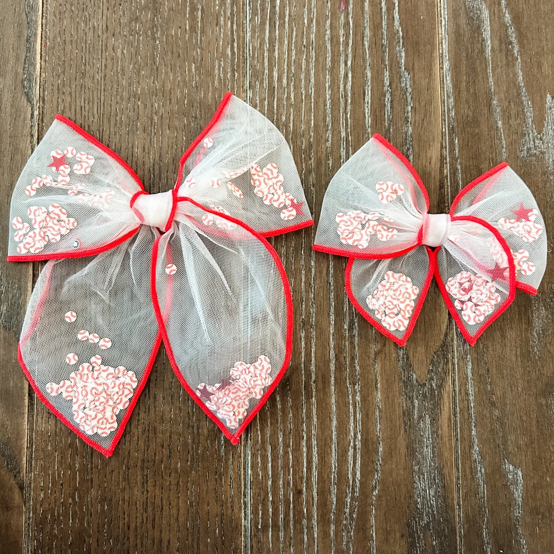 Baseball Shaker Bow - Etsy