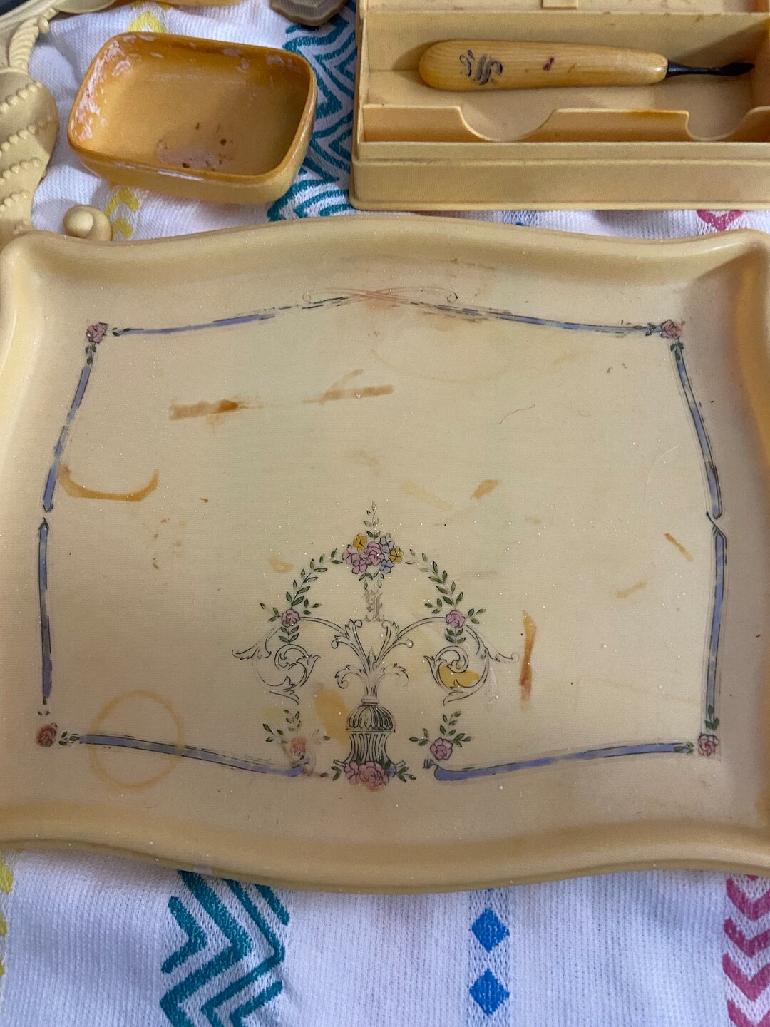 Vintage Vanity Set - Etsy
